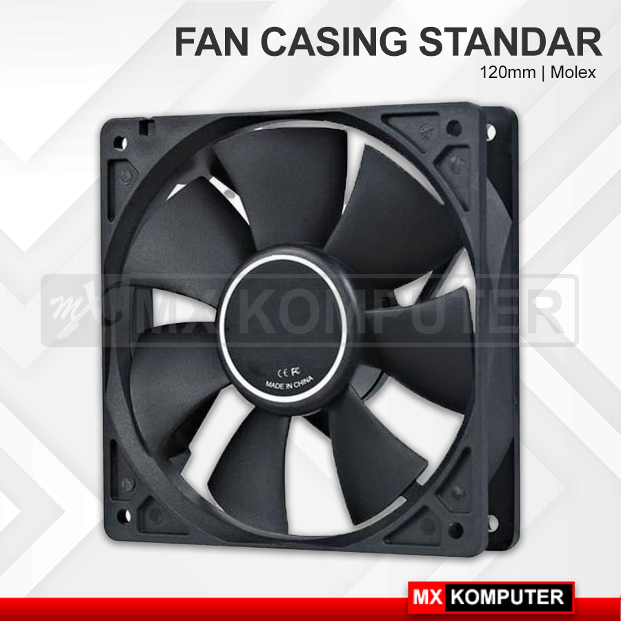 Fan Casing 12cm Hitam | MX Komputer Jogja