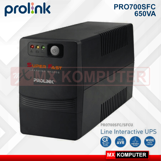 UPS Prolink 650VA PRO700SFC | MX Komputer Jogja