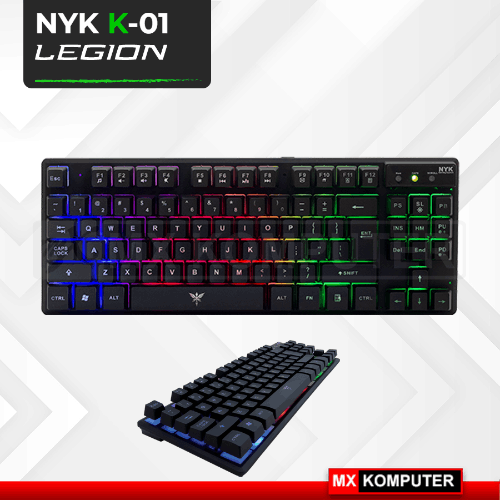 Keyboard NYK K-01 TKL Gaming | NYK k01 Gaming Keyboard | MX Komputer Jogja