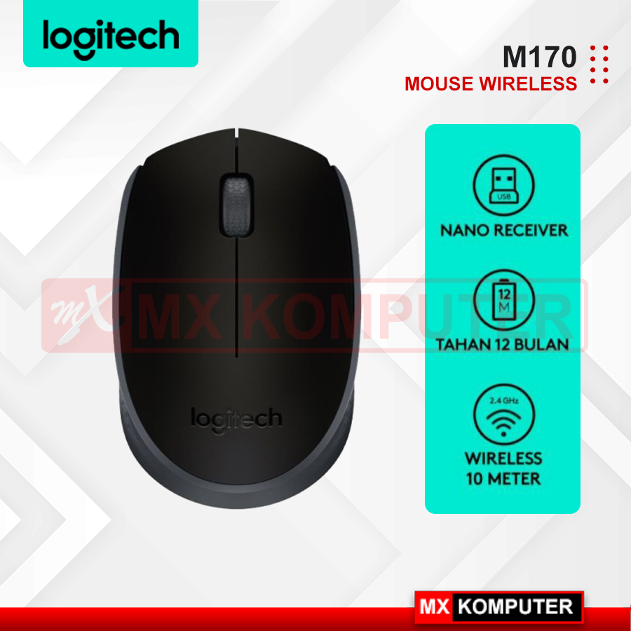 Mouse Logitech M170 Wireless | MX Komputer Jogja