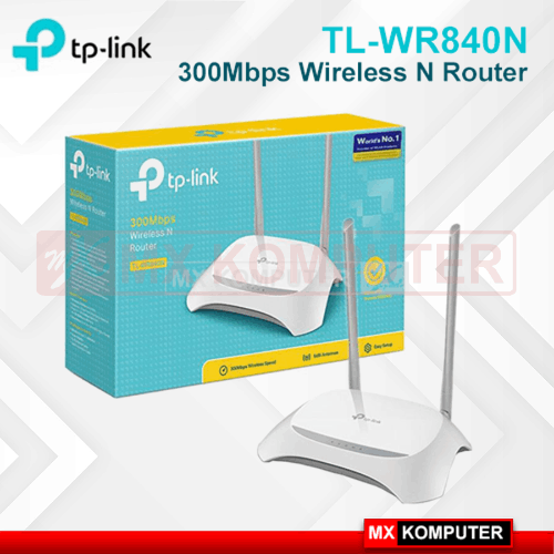 TP-Link TL-WR840N 300MBps Wireless N Router | MX Komputer Jogja