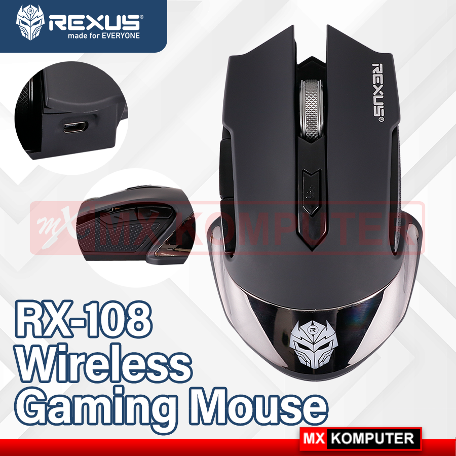 Mouse Rexus RX-108 Wireless | MX Komputer Jogja