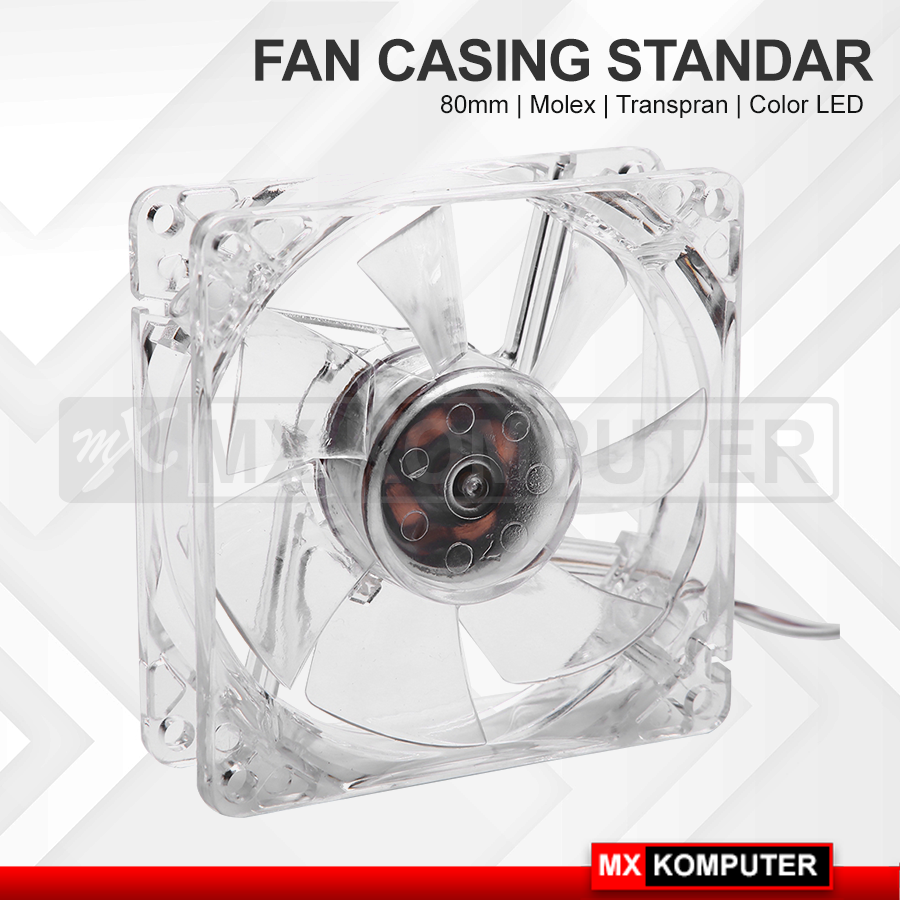 Fan Casing 8cm Transparan | MX Komputer Jogja