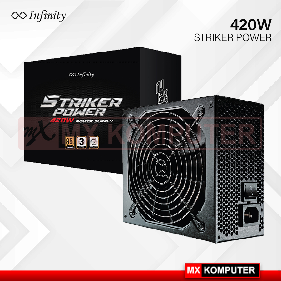 PSU Infinity 420W Striker Power 80+ Power Supply | MX Komputer Jogja