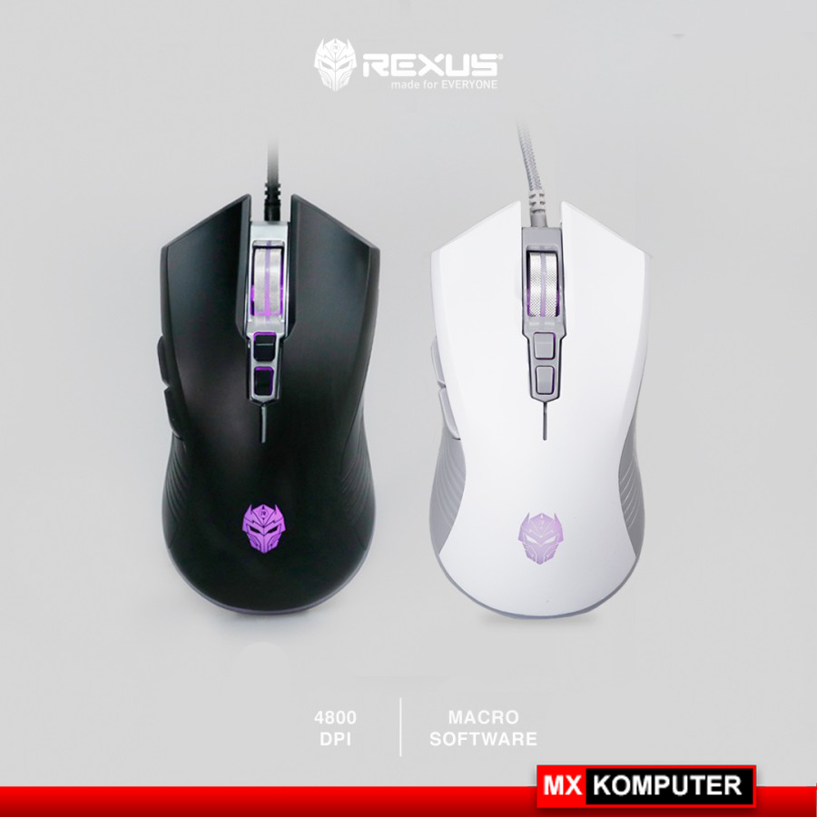 Mouse Rexus G10 Xierra Gaming Hitam | MX Komputer Jogja