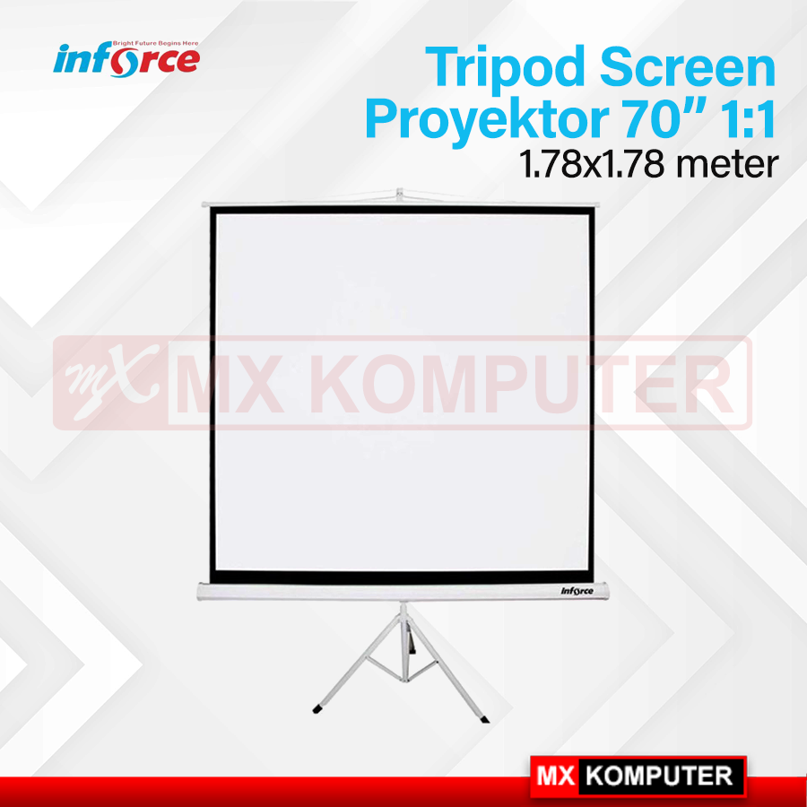 Tripod Screen 70″ Inforce 1: 1 | MX Komputer Jogja