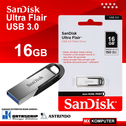 Flashdisk Sandisk 16GB Ultra Flair 3.0 | MX Komputer Jogja