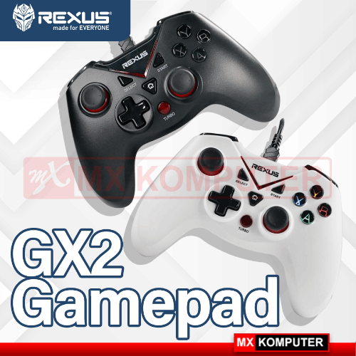 Gamepad Rexus Gladius GX2- Hitam | MX Komputer Jogja