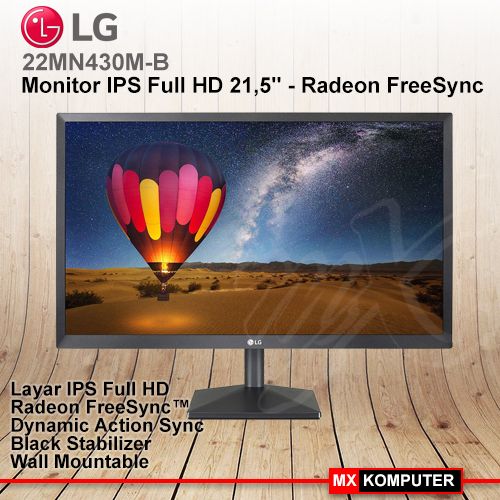 LED LG 21.5″ 22MN430 75Hz HDMI | MX Komputer Jogja