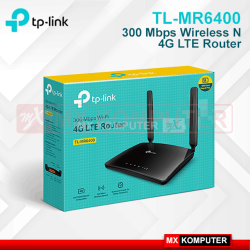 TP-Link TL MR6400 Wireless N 4G LTE Router | MX Komputer Jogja