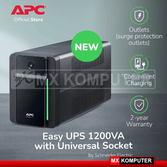 UPS APC 1200VA BVX1200LI-MS | MX Komputer Jogja