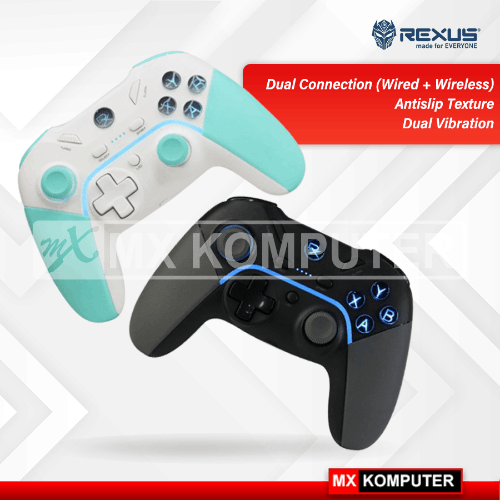 Rexus Daxa AX1 Asteria Gamepad Dual Connection | MX Komputer Jogja