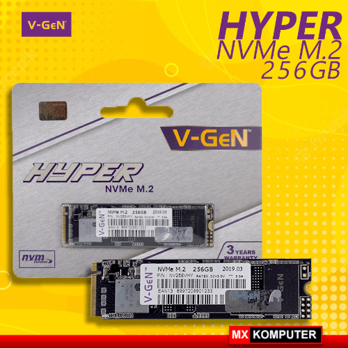 V-Gen SSD Hyper M.2 Pcie Gen3 Nvme 2280 256GB – VGen | MX Komputer Jogja