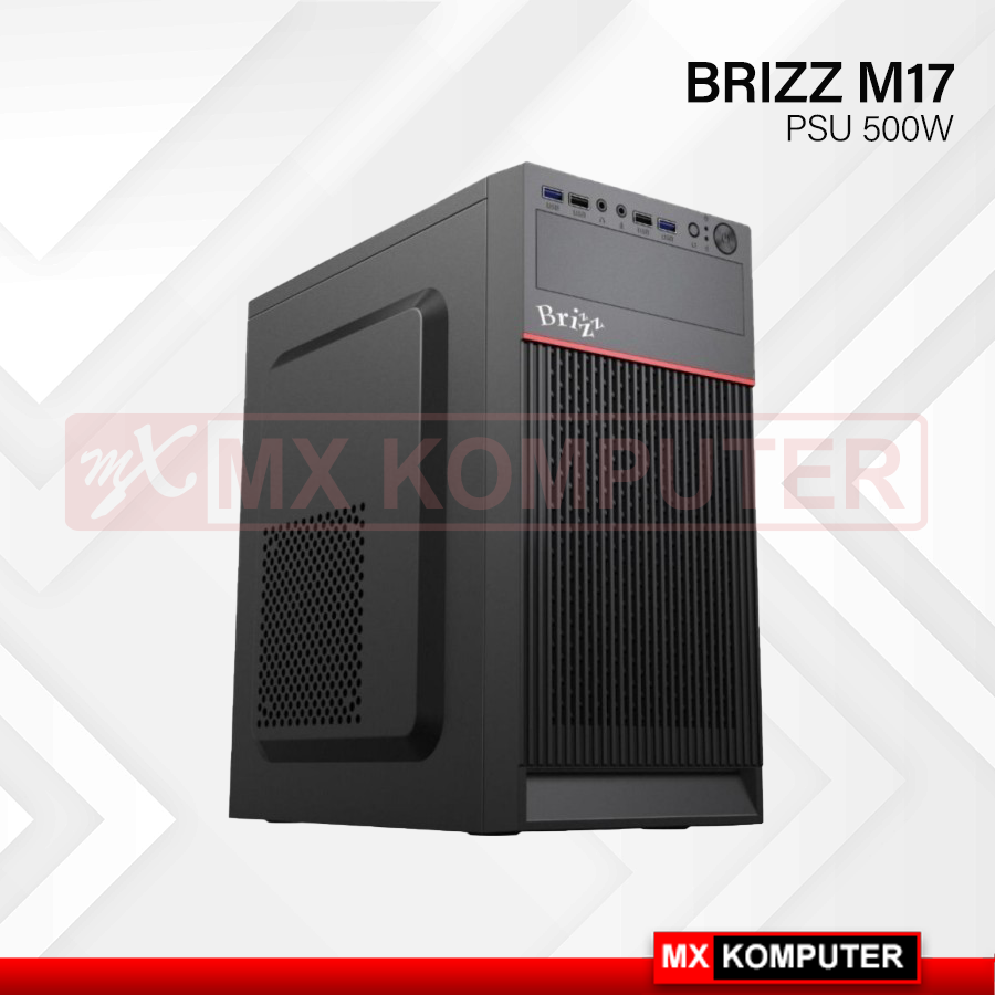 Casing Brizz M17 PSU 500W | MX Komputer Jogja