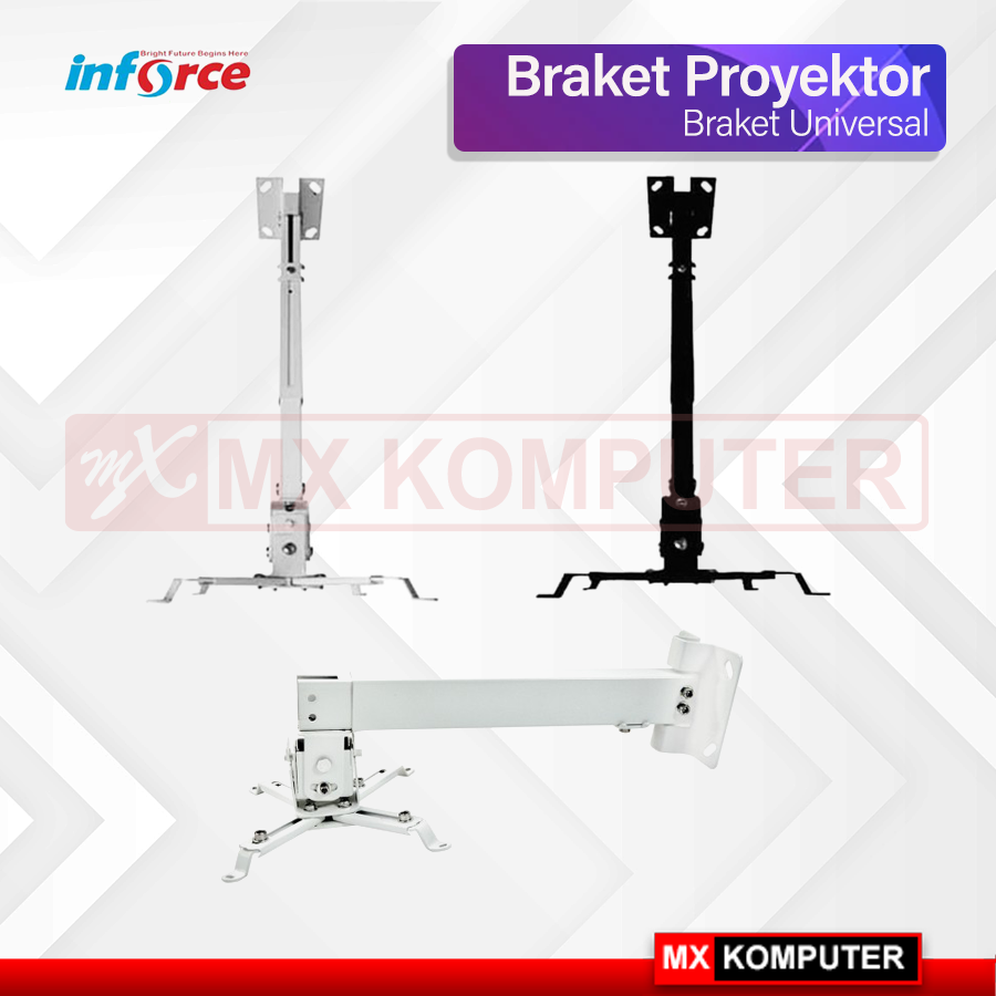 Bracket Proyektor Inforce Model Kotak | MX Komputer Jogja