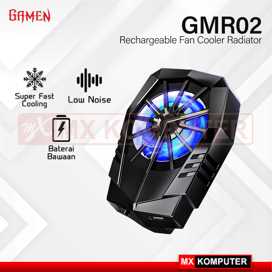 GAMEN GMR02 Rechargeable Fan Cooler HP | MX Komputer Jogja