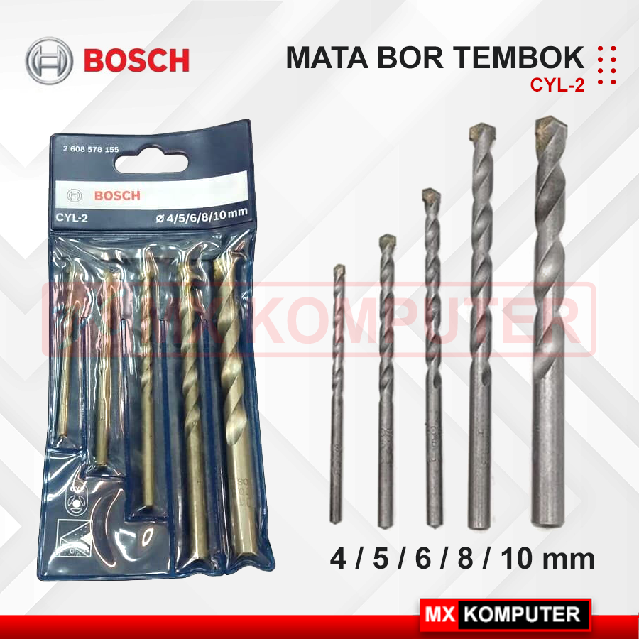 Mata Bor Bosch Set 5 Pcs | MX Komputer Jogja
