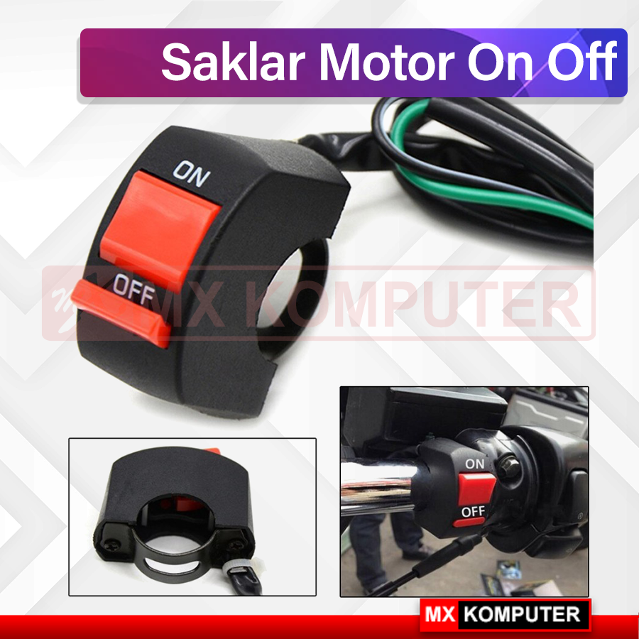 Saklar Switch Motor On Off Universal | MX Komputer Jogja