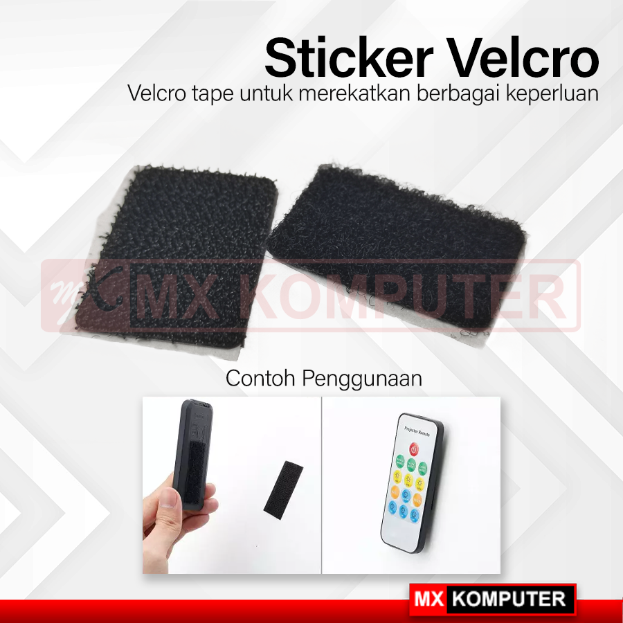 Sticker Velcro Tape Velcro Kotak Perekat | MX Komputer Jogja