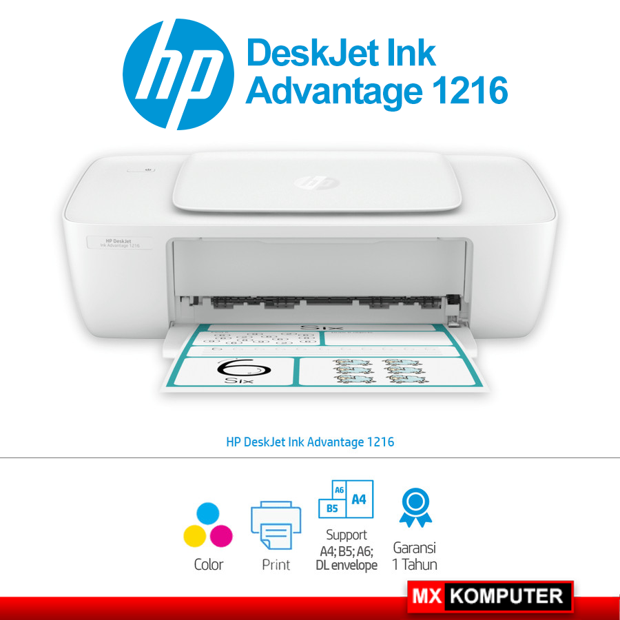 HP DeskJet Ink Advantage 1216 Printer | MX Komputer Jogja