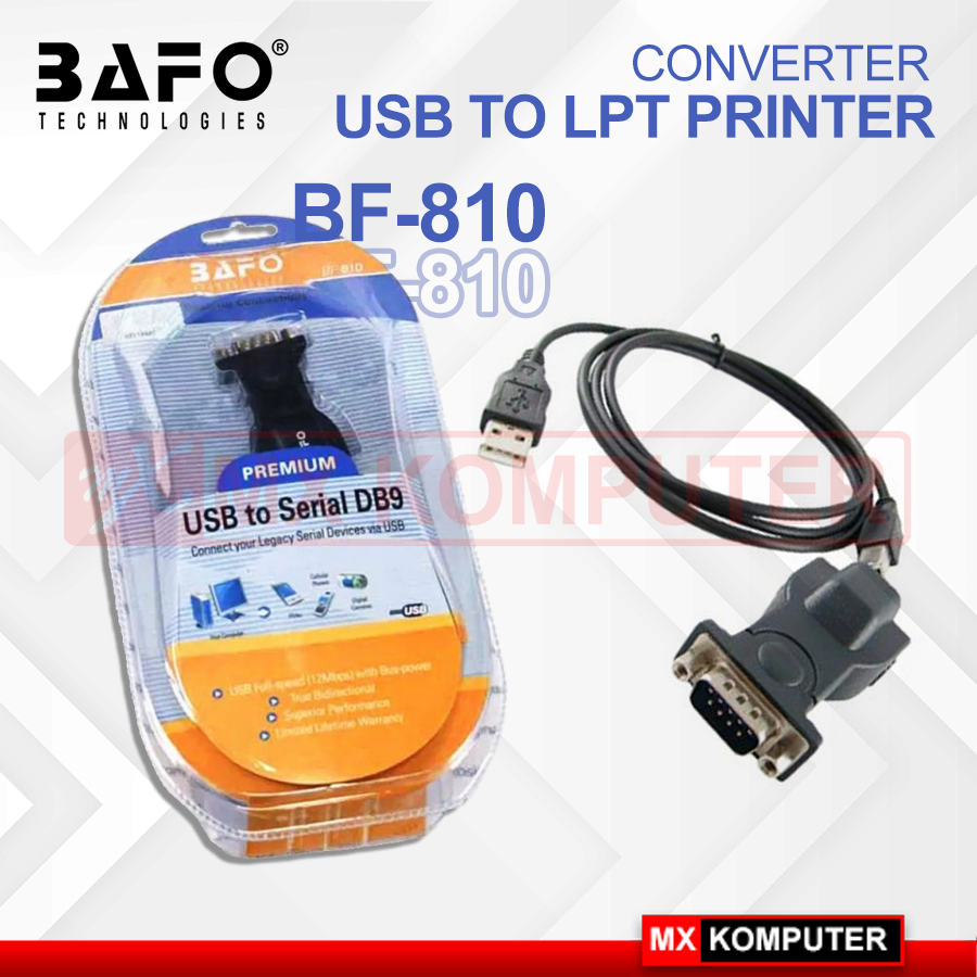 Converter USB to Serial DB9 BAFO BF-810 | MX Komputer Jogja