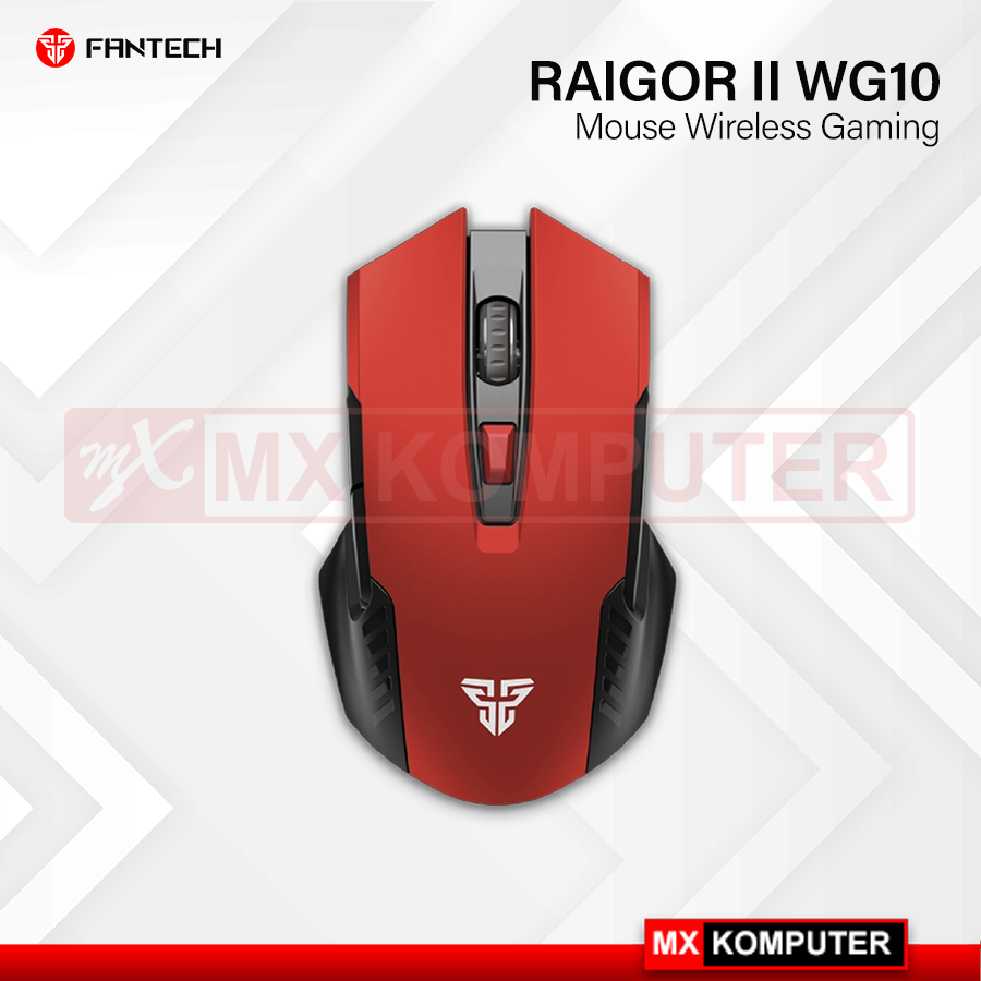 Mouse Wireless Gaming Fantech Raigor II WG10 – Red | MX Komputer Jogja