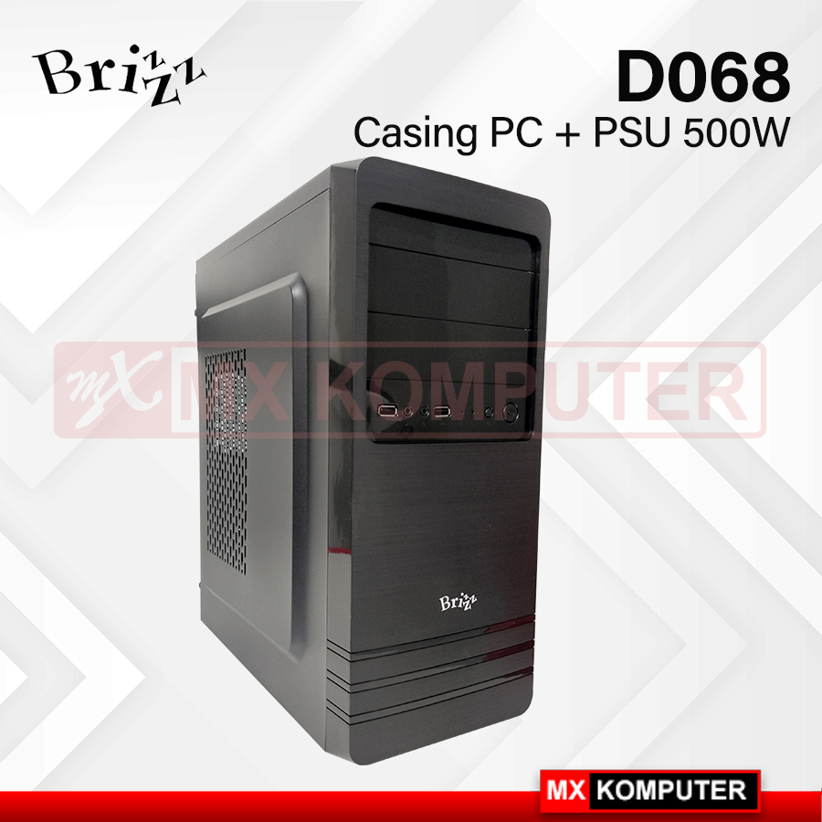 Casing Komputer Brizz D068 Mid Tower | MX Komputer Jogja