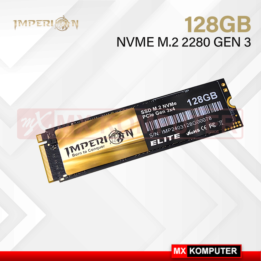 NVME Imperion Elite 128GB M.2 NVME Gen 3×4 SSD | MX Komputer Jogja
