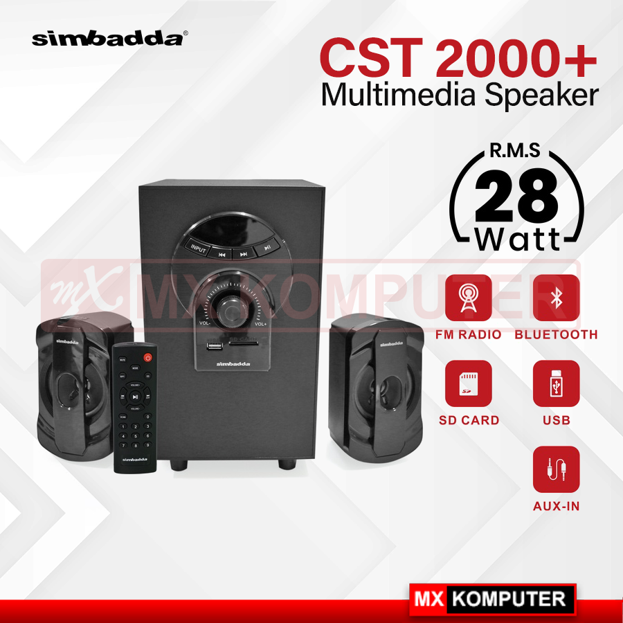 Speaker Simbadda CST 2000+ BlueTooth Radio | MX Komputer Jogja