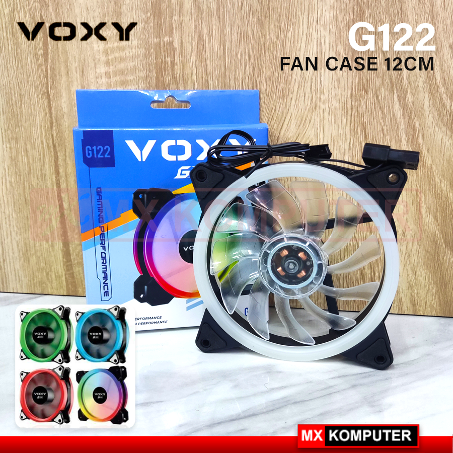 Fan Casing Gaming Voxy G122 Dual LED 120mm – RGB | MX Komputer Jogja