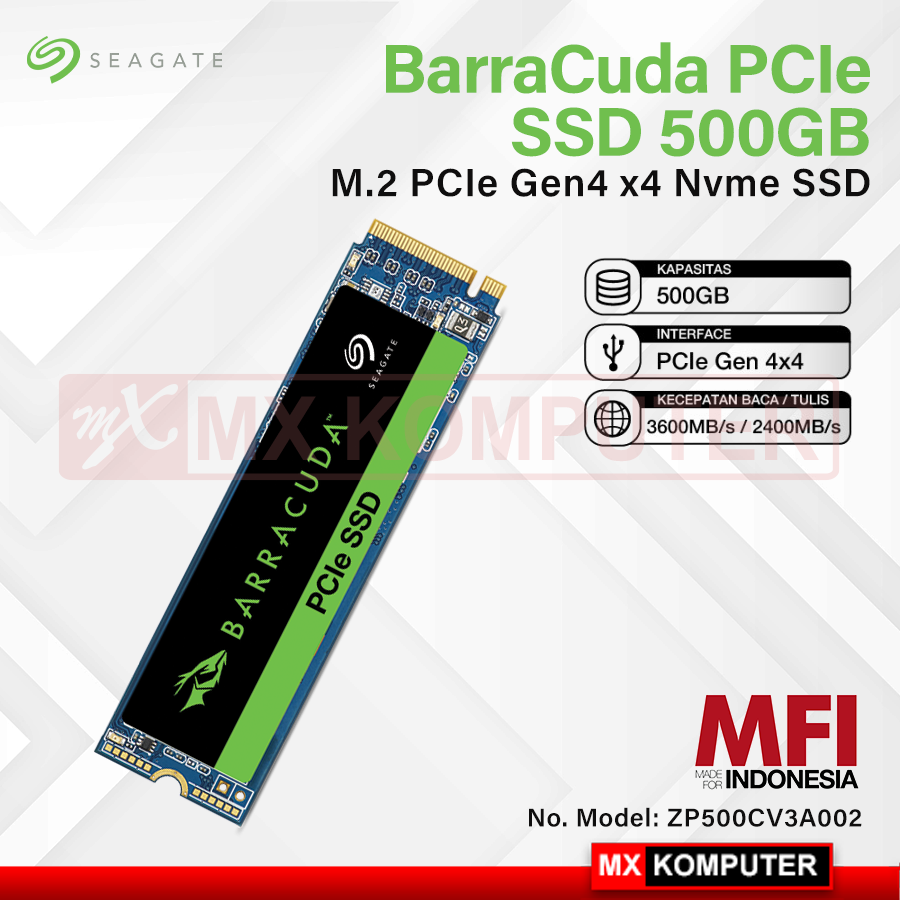 SSD NVME Seagate BarraCuda SSD Internal Laptop / PC M.2 NVMe 2280 ...