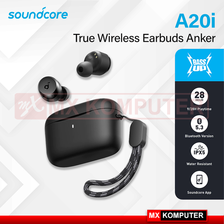 True Wireless Earbuds Anker Soundcore A20i – Hitam | MX Komputer Jogja