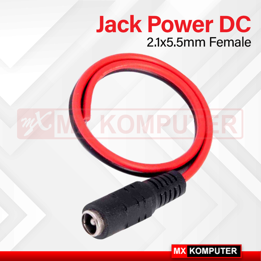 Kabel Jack DC Female CCTV Adaptor soket Jek DC Female | MX Komputer Jogja