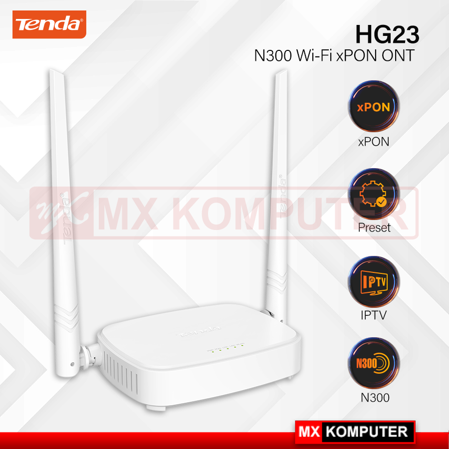 Tenda HG3 N300 Wi-Fi xPON ONT | MX Komputer Jogja