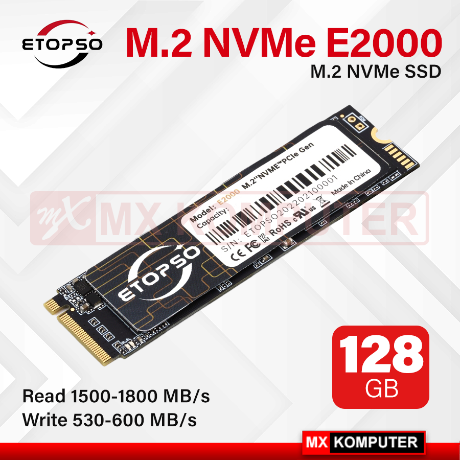 SSD ETOPSO M.2 NVME PCIE 128GB | MX Komputer Jogja