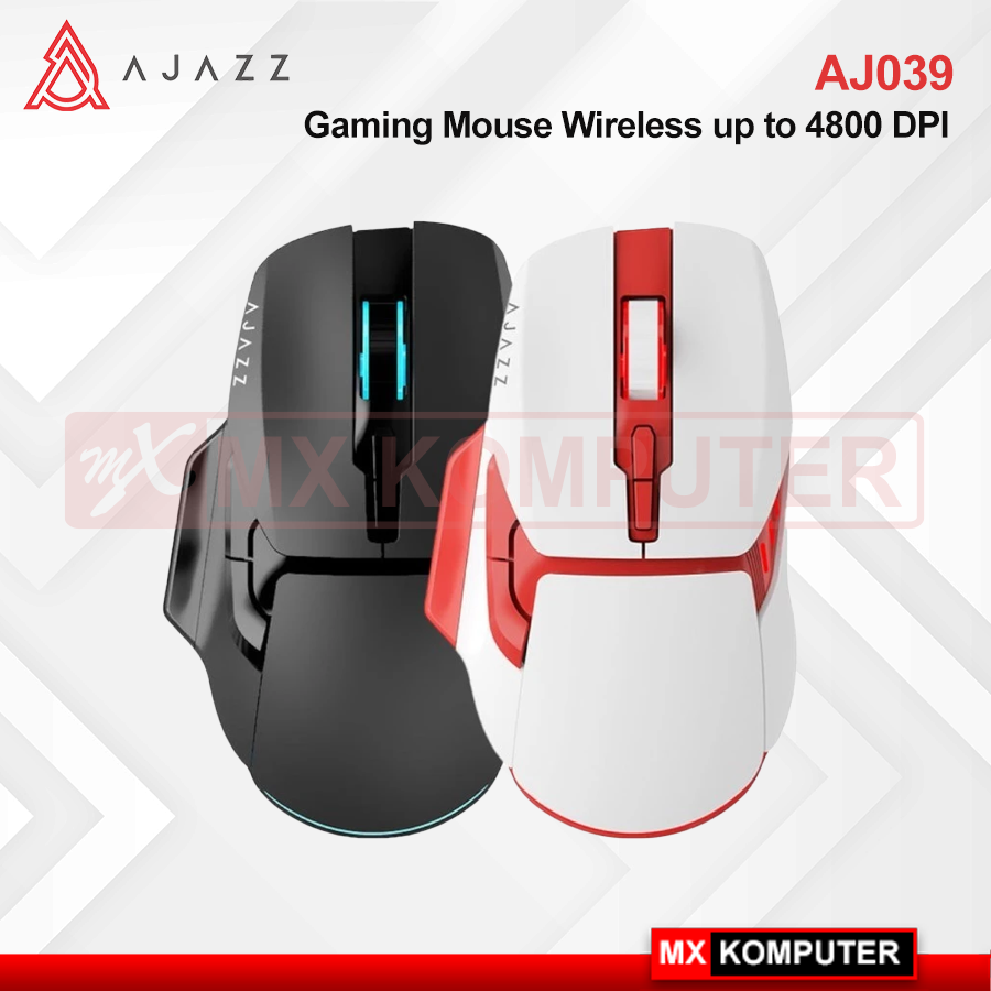 Mouse Ajazz AJ039 Wireless Gaming Mouse Up To 4800 DPI 3 Mode Wireless ...